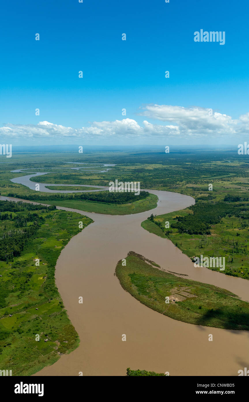 Rufiji River delta, aerial view, Lindi Region, Tanzania Stock Photo - Alamy