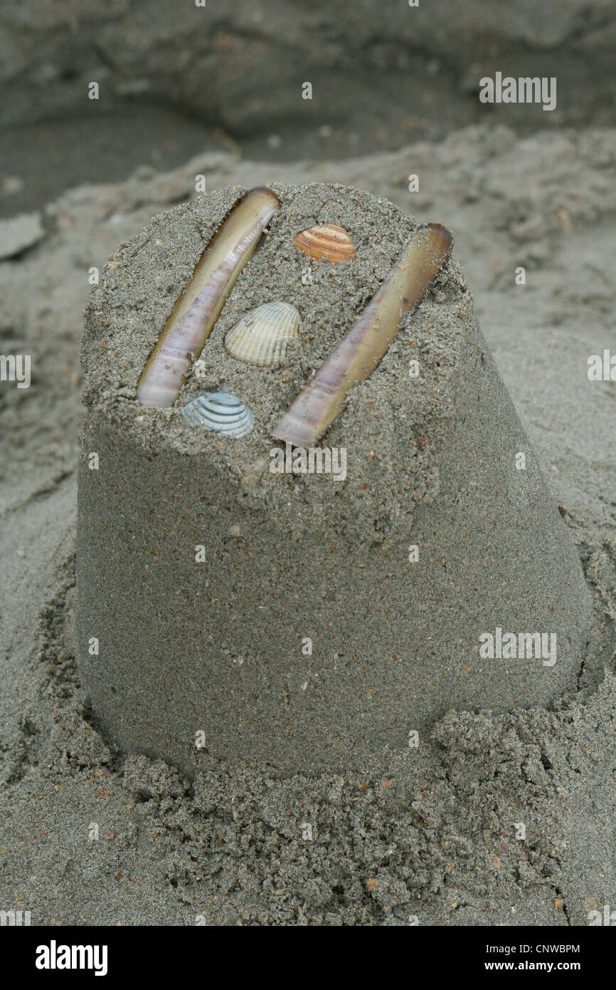 Shells Sandcastle High Resolution Stock Photography and Images - Alamy