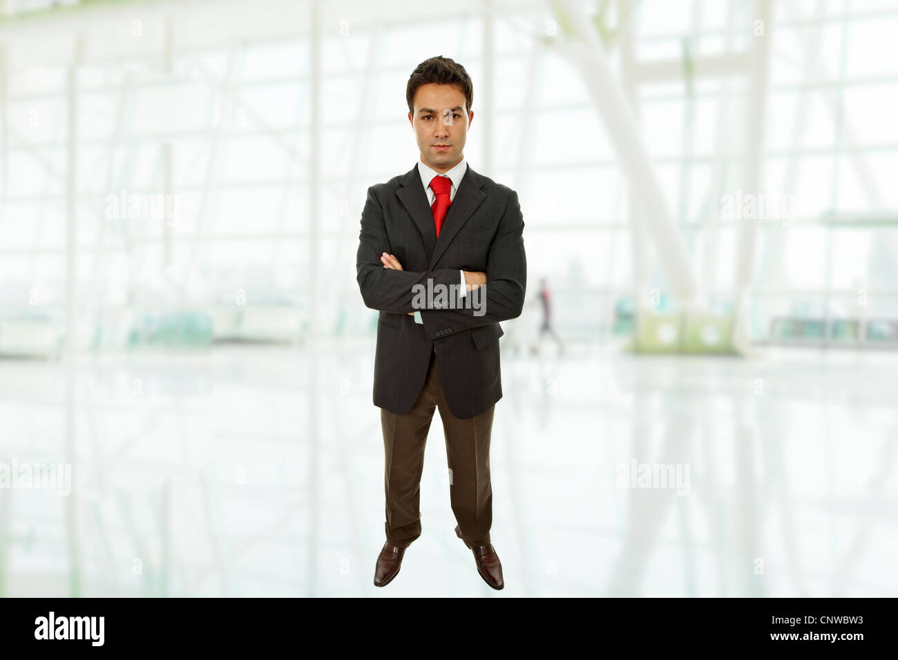 young business man full body at the office Stock Photo - Alamy