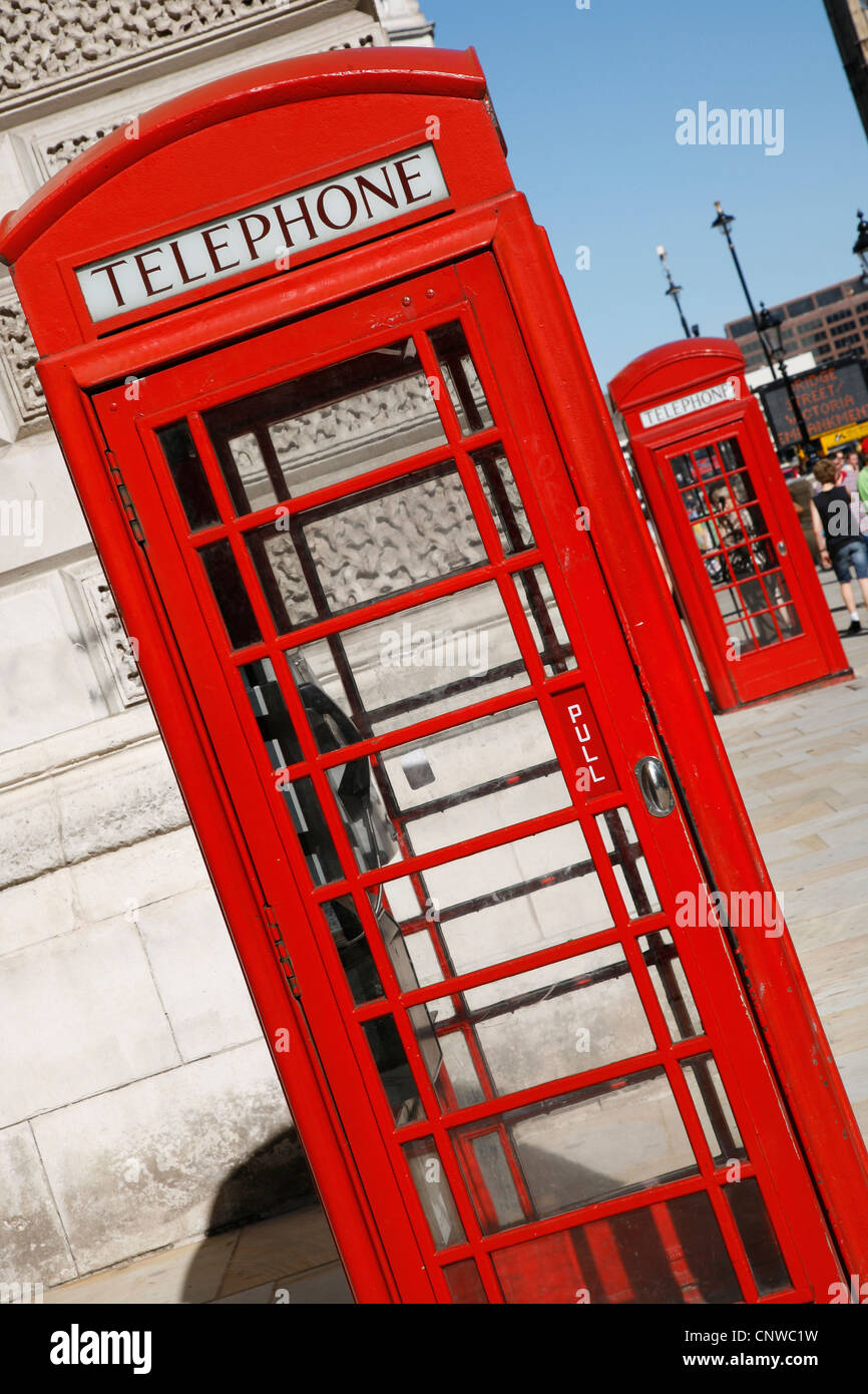 Red phone booth is one of the most famous of London icons Stock Photo ...