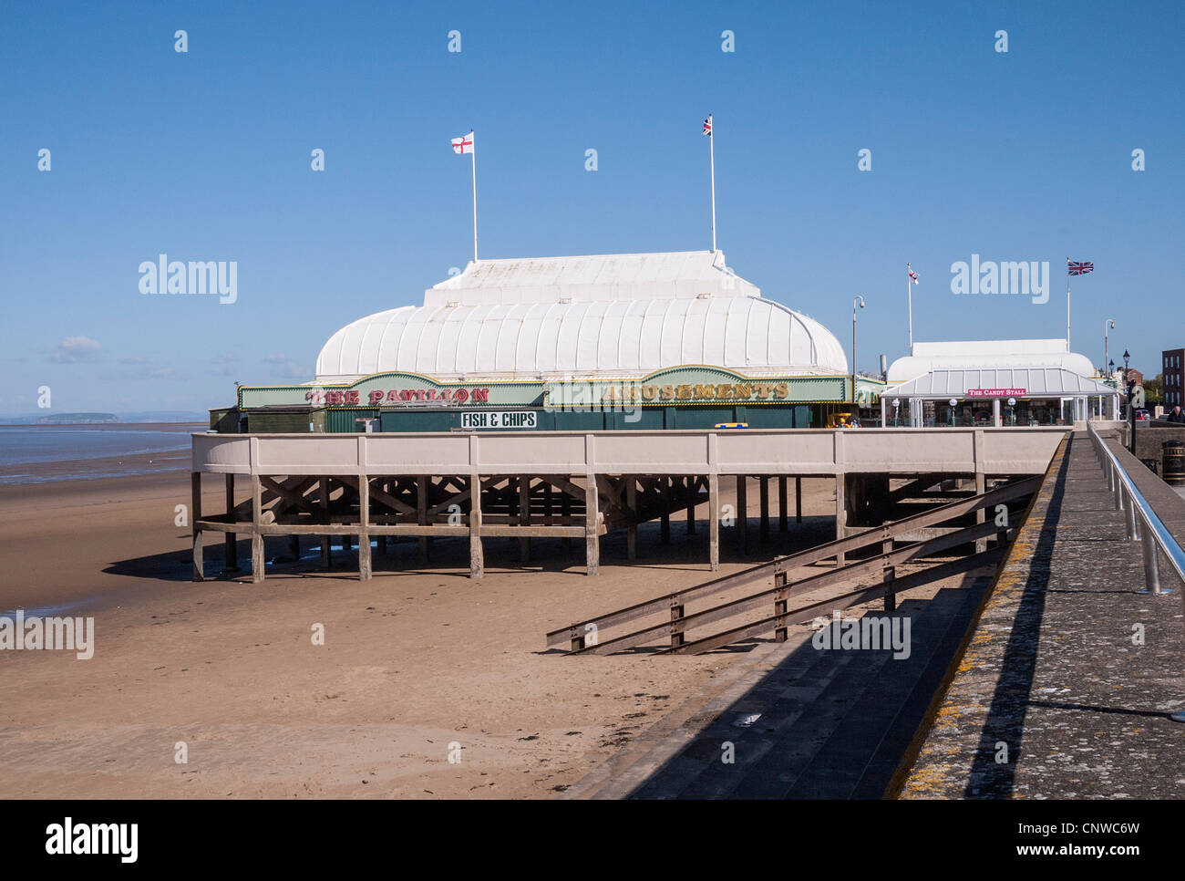 Burnham-on-Sea Pier, Somerset, England, UK Stock Photo - Alamy