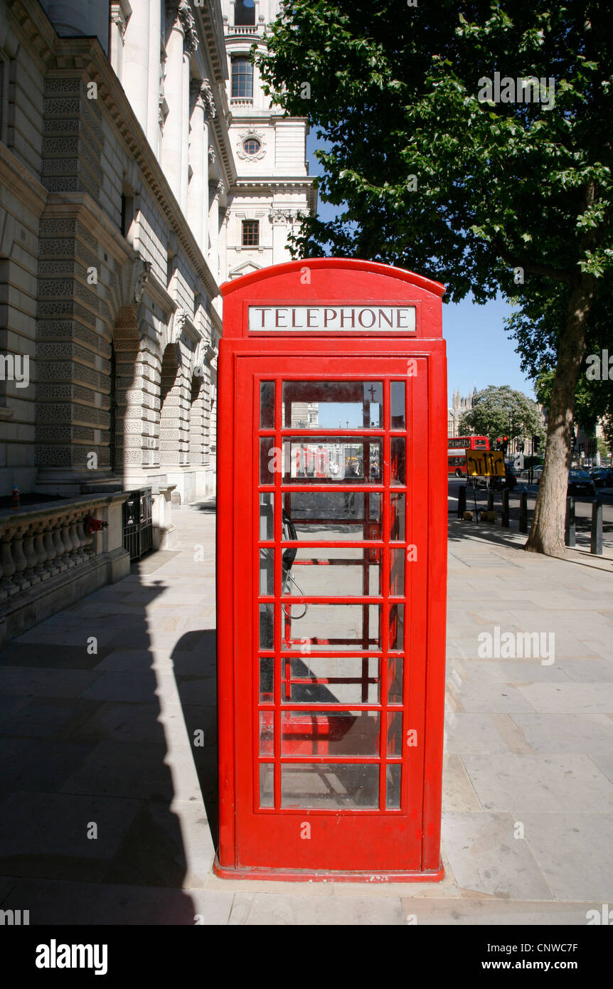 Red phone booth is one of the most famous of London icons Stock Photo ...