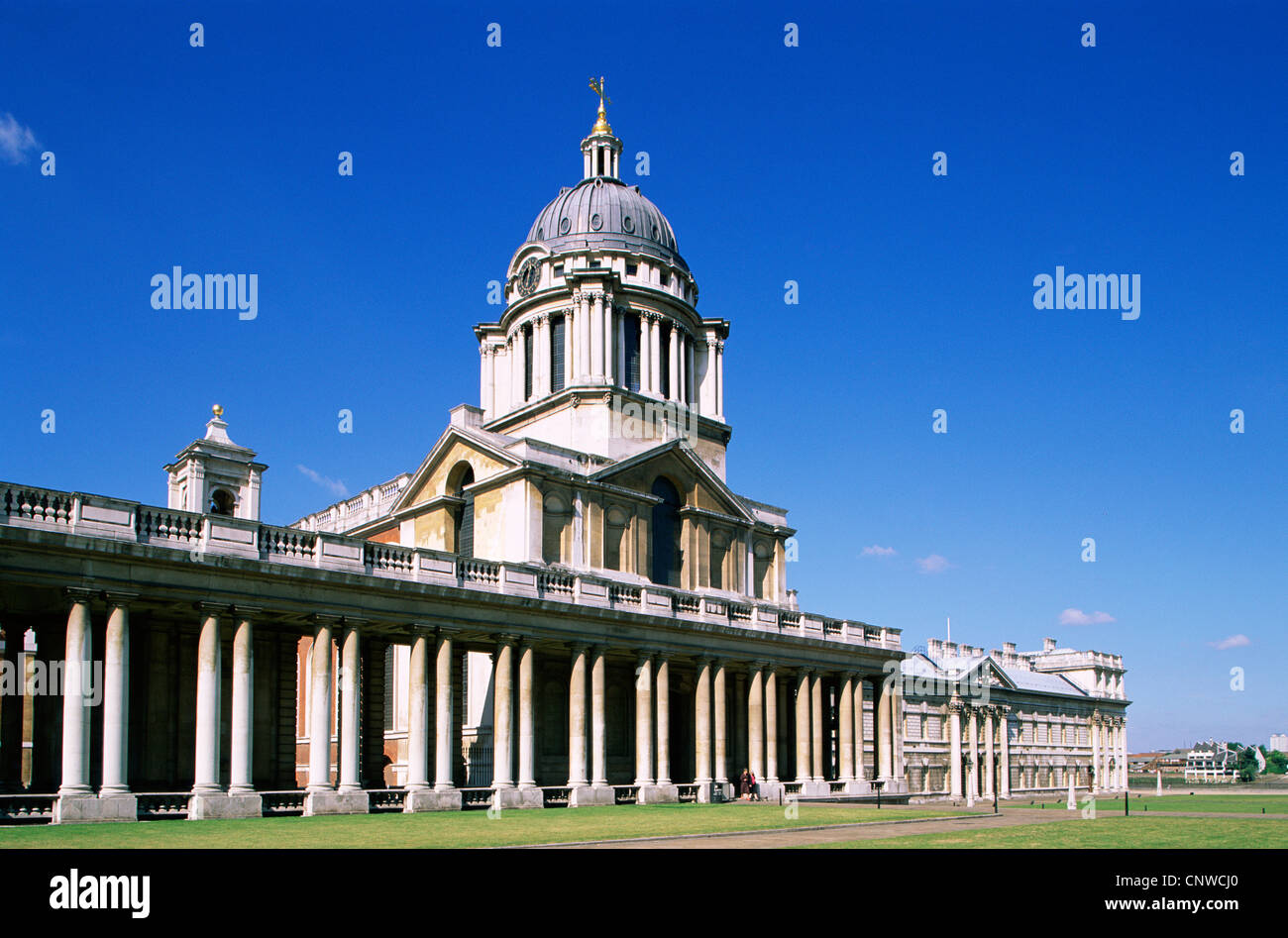 England, London, Greenwich, Royal Navel College, King William Court ...