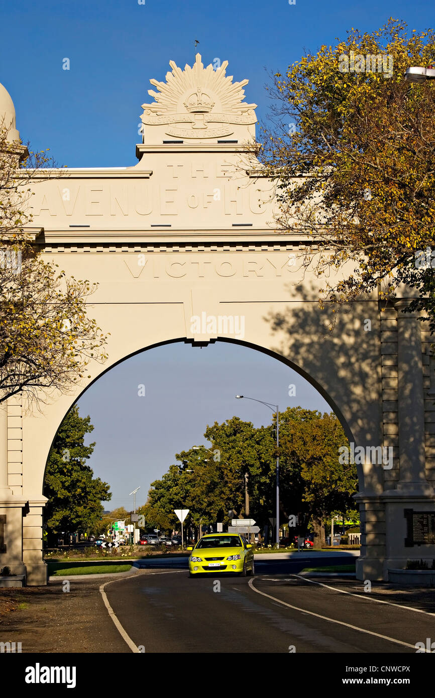 Ballarat Australia / The Arch of Victory war memorial arch in Ballarat ...