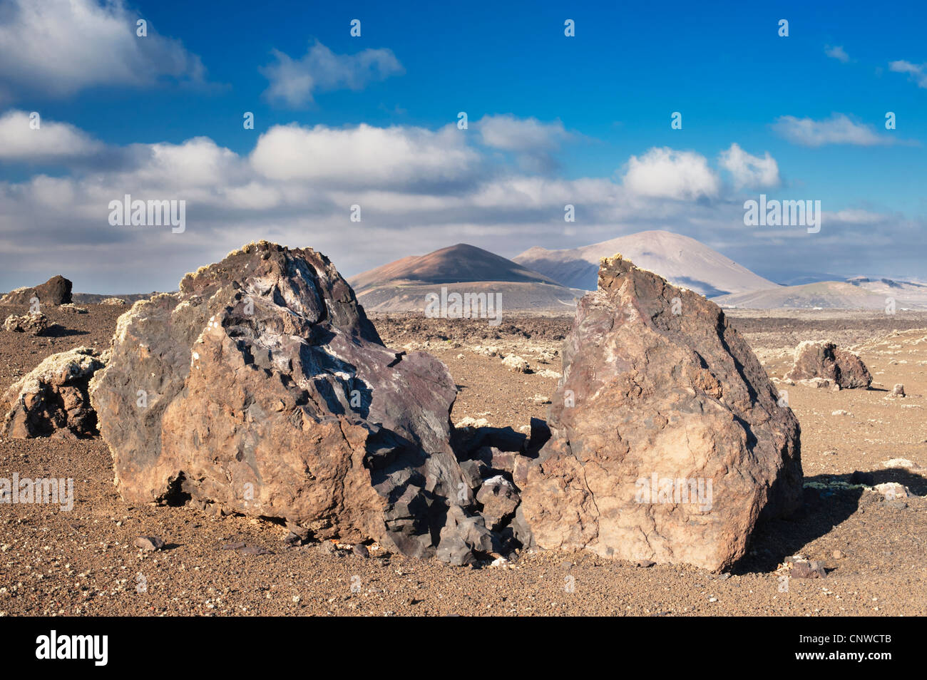Large basaltic volcanic bomb from an explosive eruption of Montaña ...