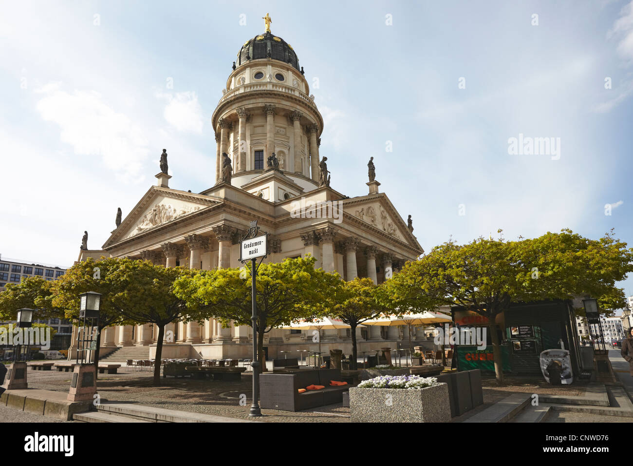 Berlin Gendarmenmarkt Deutscher Dom Stock Photo - Alamy