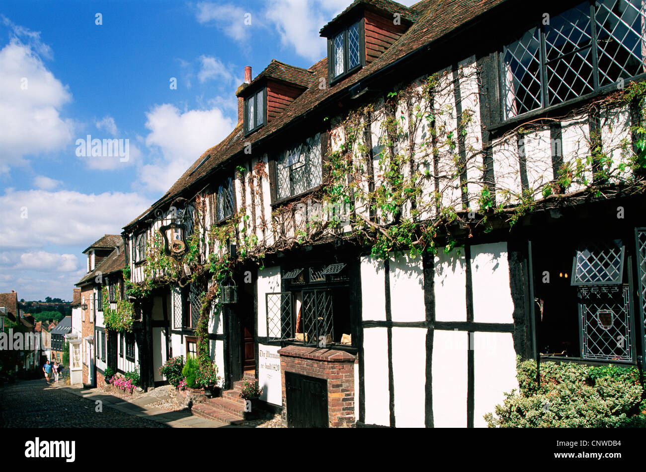 England, Sussex, Rye, Mermaid Inn Stock Photo - Alamy