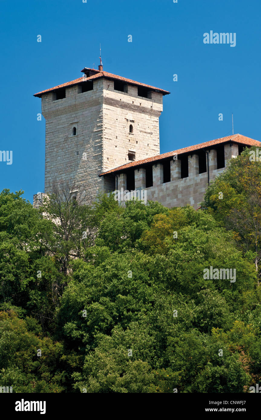 Europe Italy Lombardy Province of Varese Angera the fortress Borromeo ...