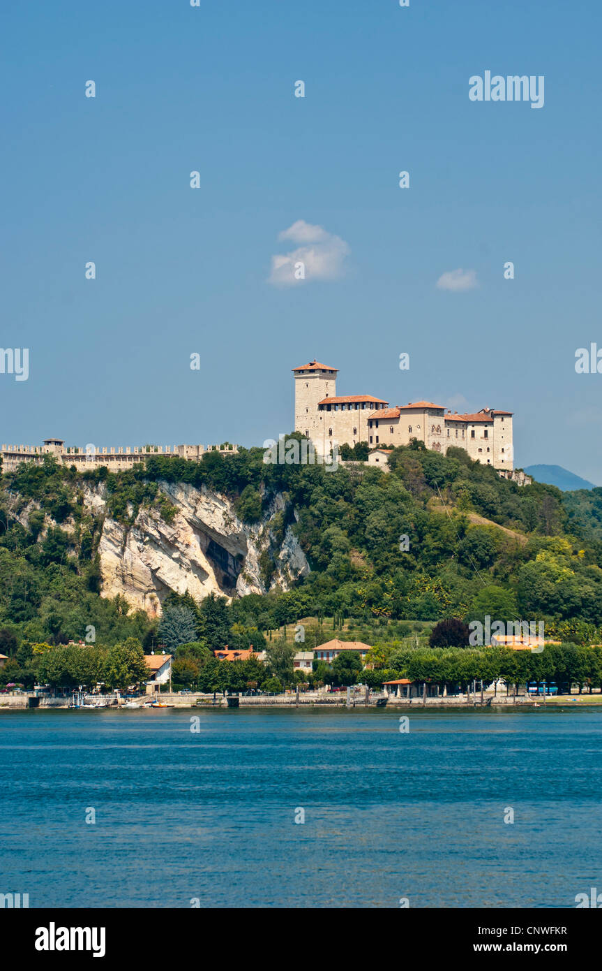 Europe Italy Lombardy Province of Varese Angera the fortress Borromeo ...