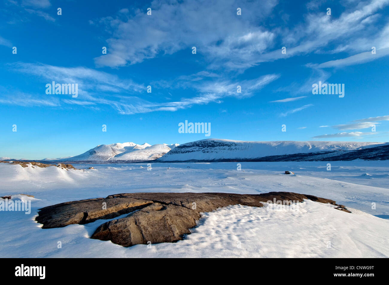 View to lake akkajaure and akka mountains hi-res stock photography and ...