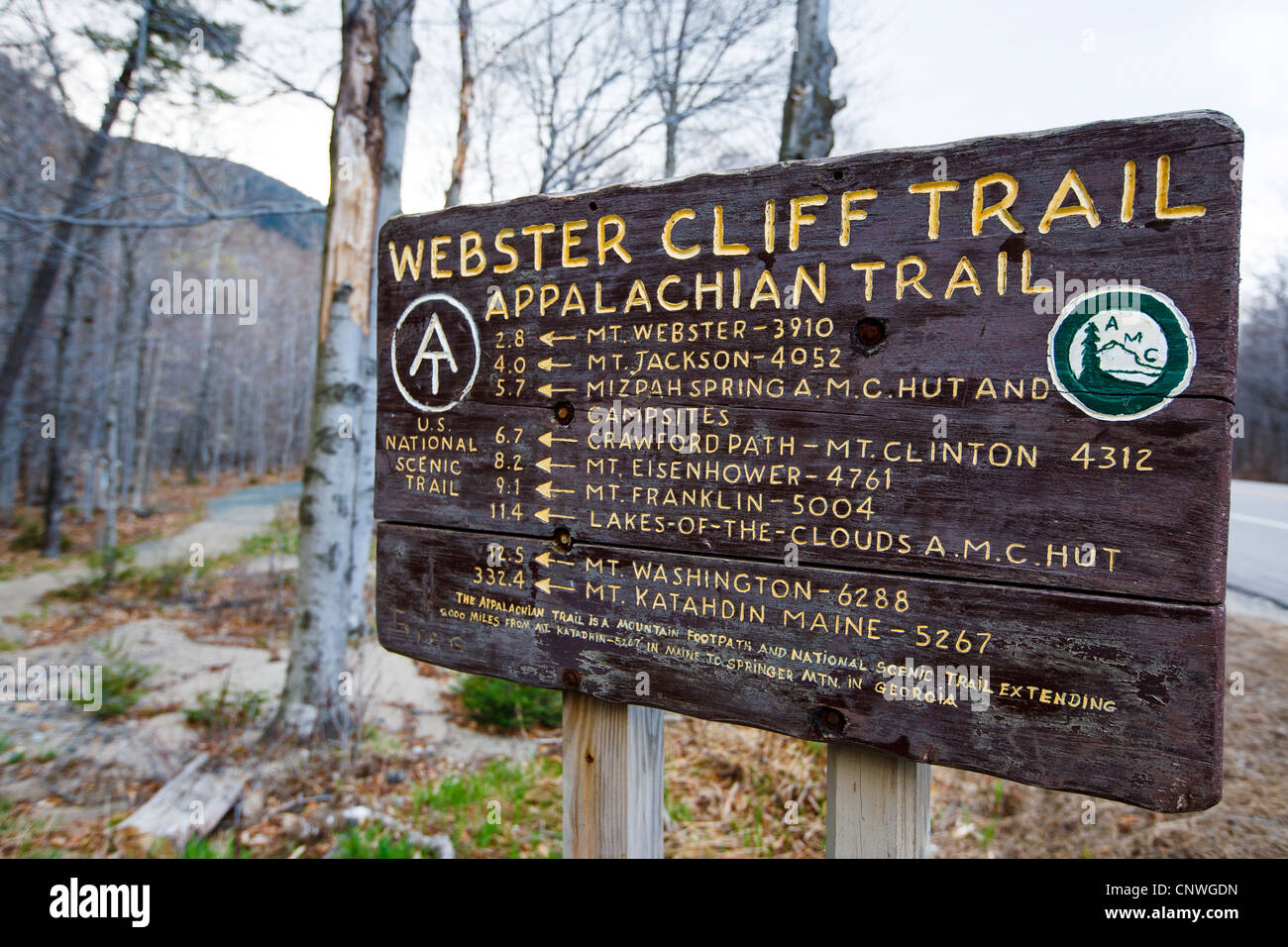 Crawford Notch State Park in the White Mountains, New Hampshire USA ...