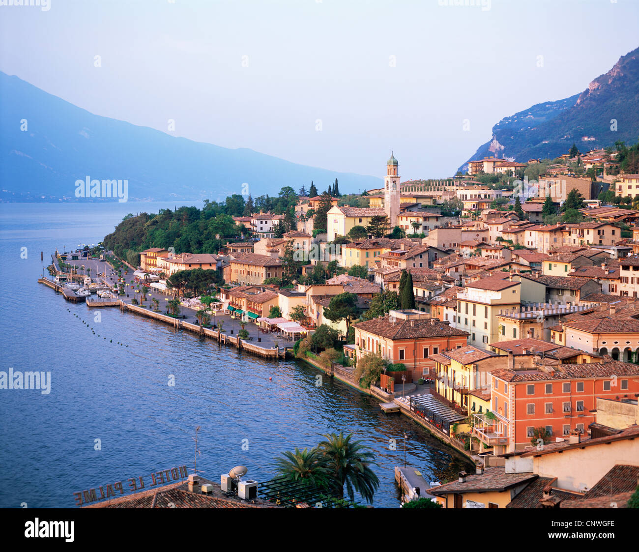 Italy, Lake Garda, Limone Stock Photo - Alamy