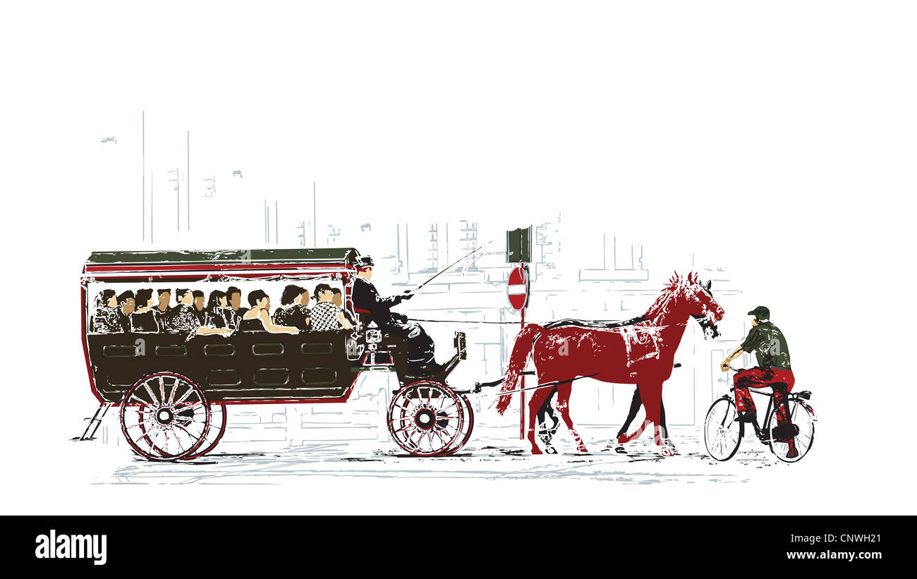 Animal powered vehicle hi-res stock photography and images - Alamy