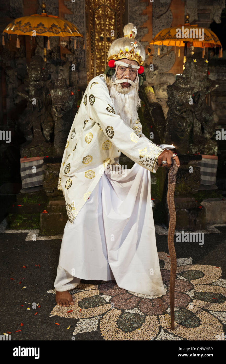 Rahwana demon in the form of an old priest character of the Taman Kaja ...