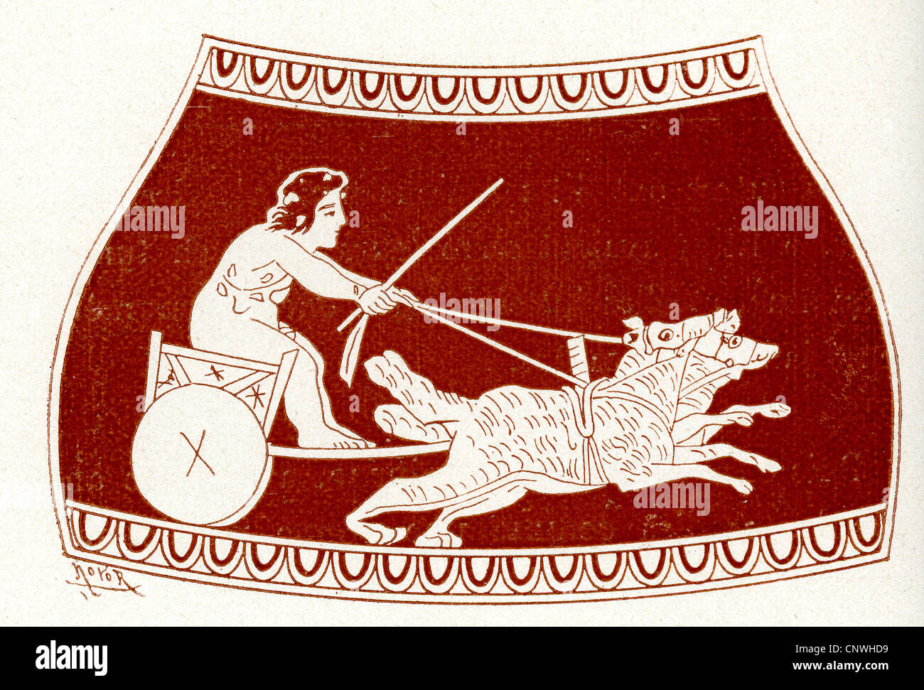 Man riding a chariot hi-res stock photography and images - Alamy