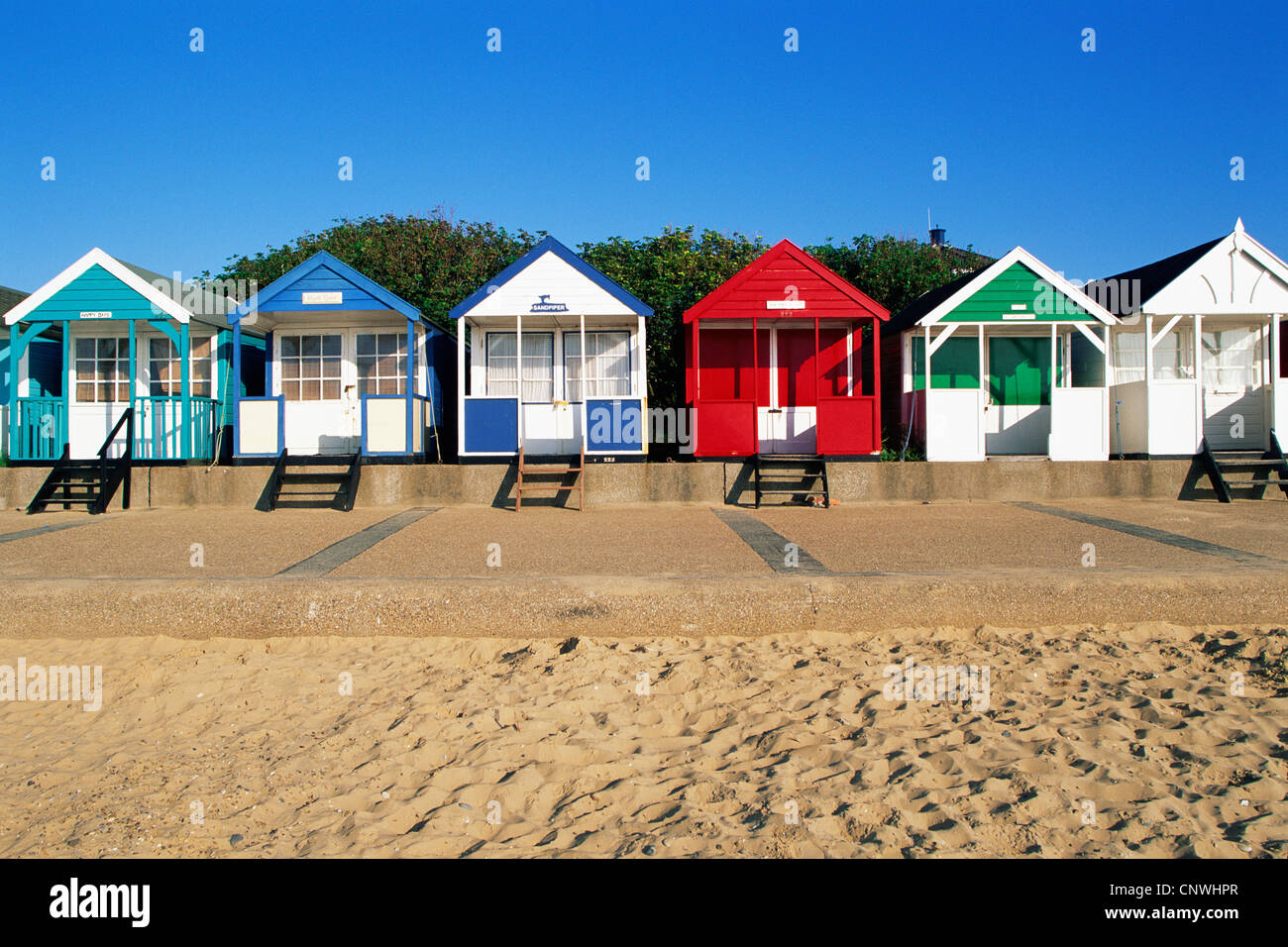 England, Suffolk, Southwold, Beach Huts Stock Photo - Alamy