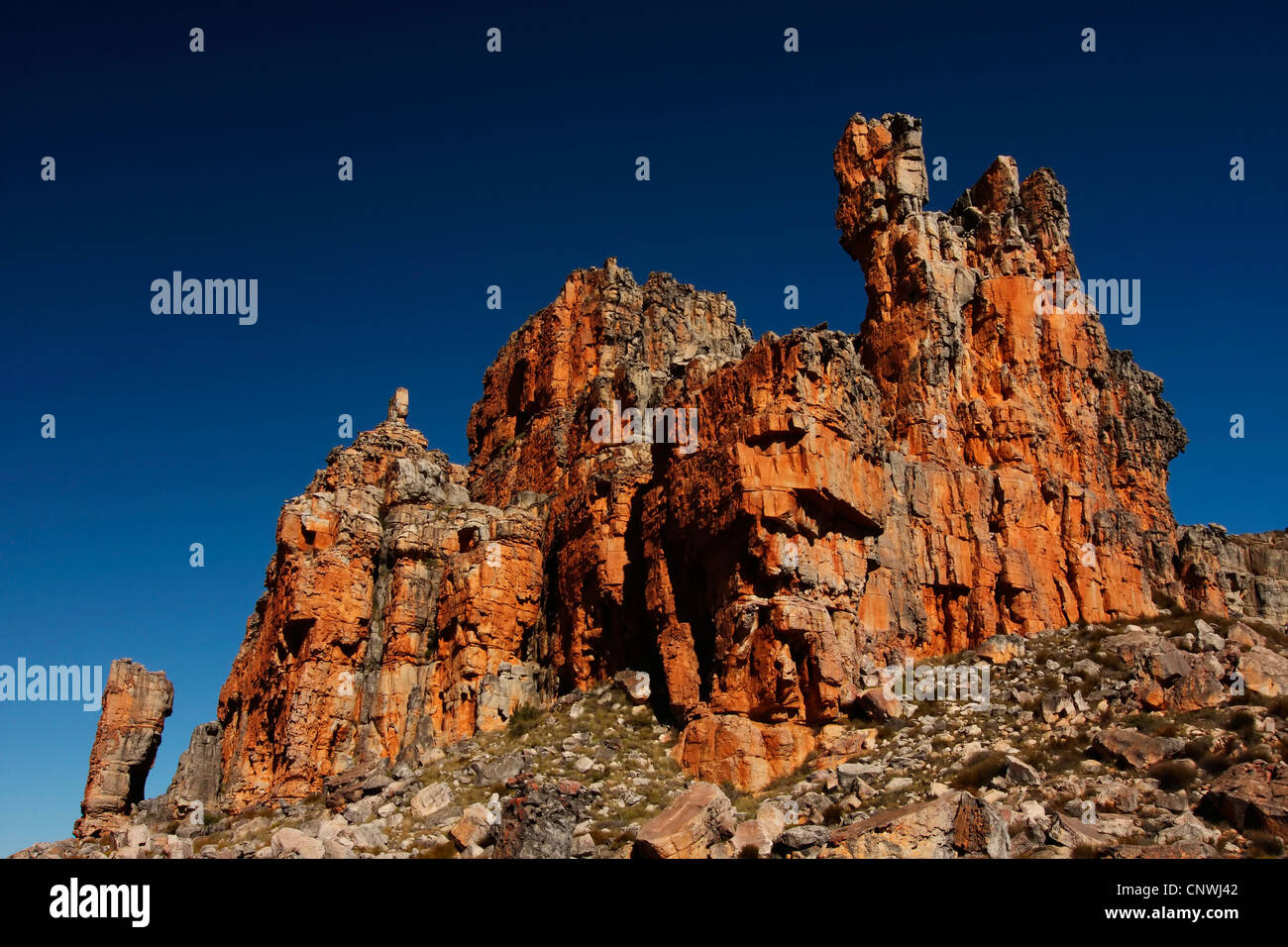 bizarr rock formation 'Wolfsberg Arch Hike' at the Cederberg, South ...