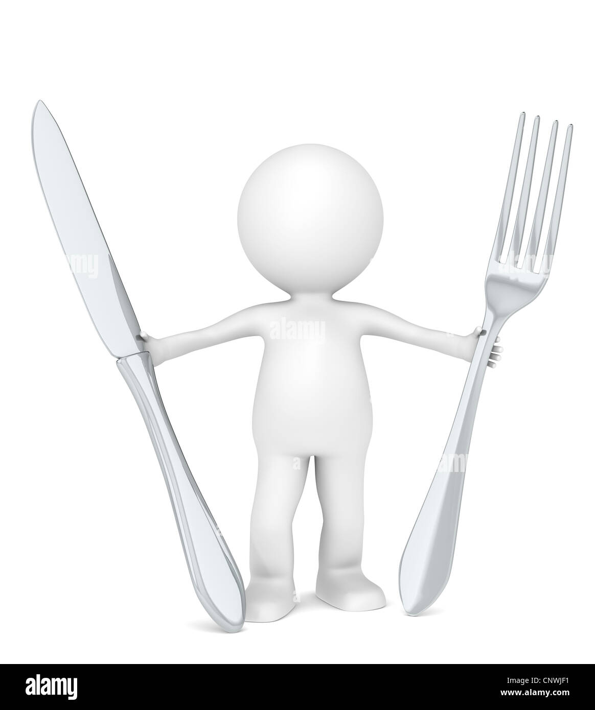 Cartoon character fork sign hi-res stock photography and images - Alamy