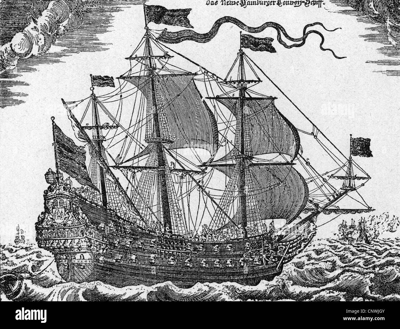 18th Century Ship Sails High Resolution Stock Photography and Images ...