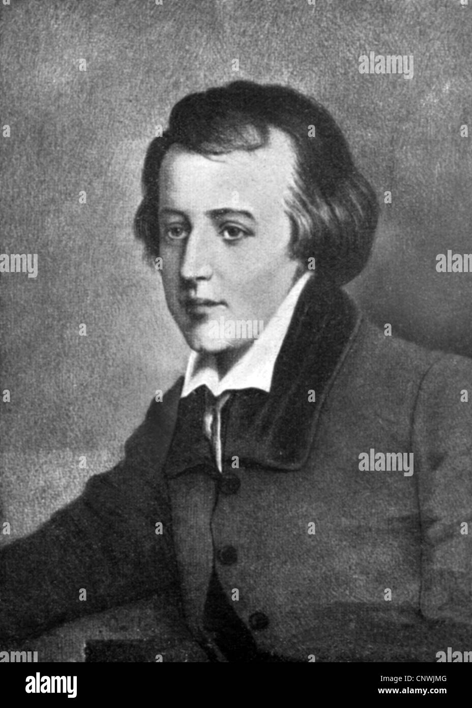 Portrait poet heinrich heine 1797 1856 hi-res stock photography and ...