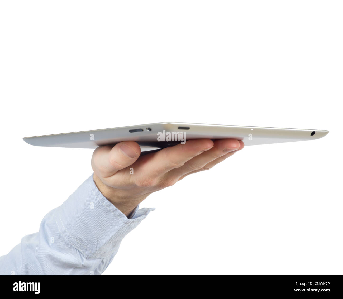 tablet computer in a hands Stock Photo - Alamy