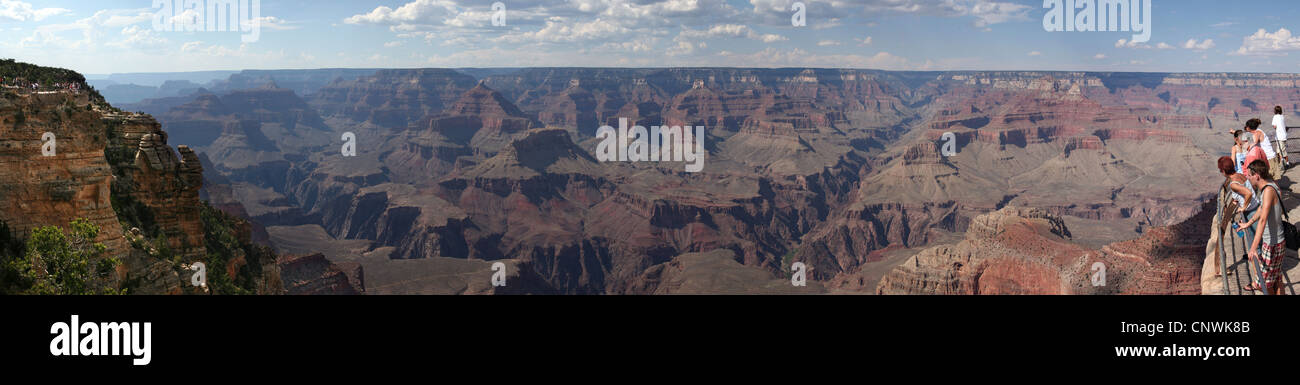 panoramic view of the Grand Canyon from the Desert View Point, USA ...