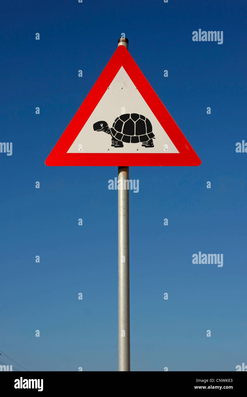 Turtle warning sign hi-res stock photography and images - Alamy
