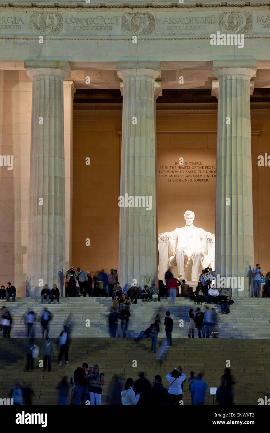 Lincoln memorial inscriptions hi-res stock photography and images - Alamy