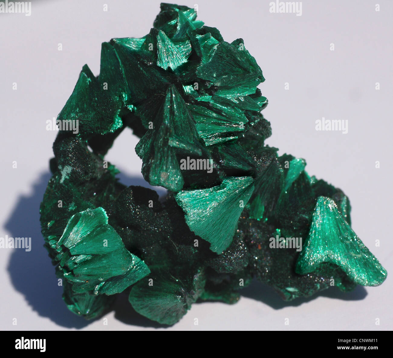 Green malachite mineral crystals hi-res stock photography and images ...