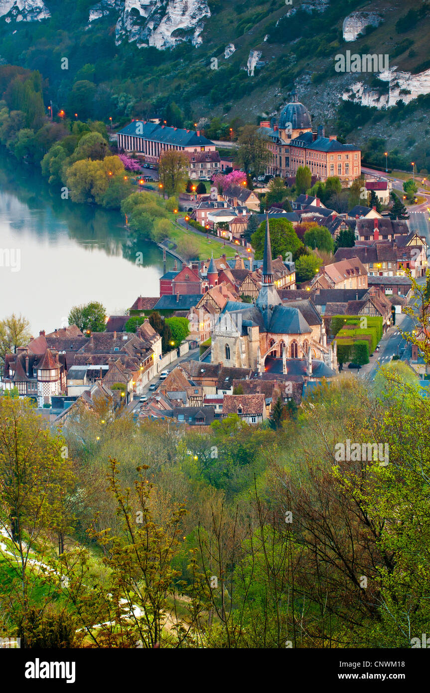 FRANCE, NORMANDY, LES ANDELYS, CHATEAU GAILLARD, RIVER SEINE, Eure Stock Photo - Alamy