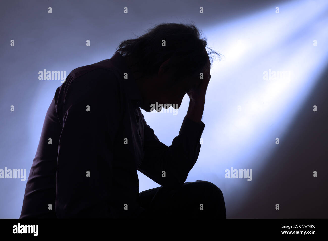 Depression illness man hi-res stock photography and images - Alamy