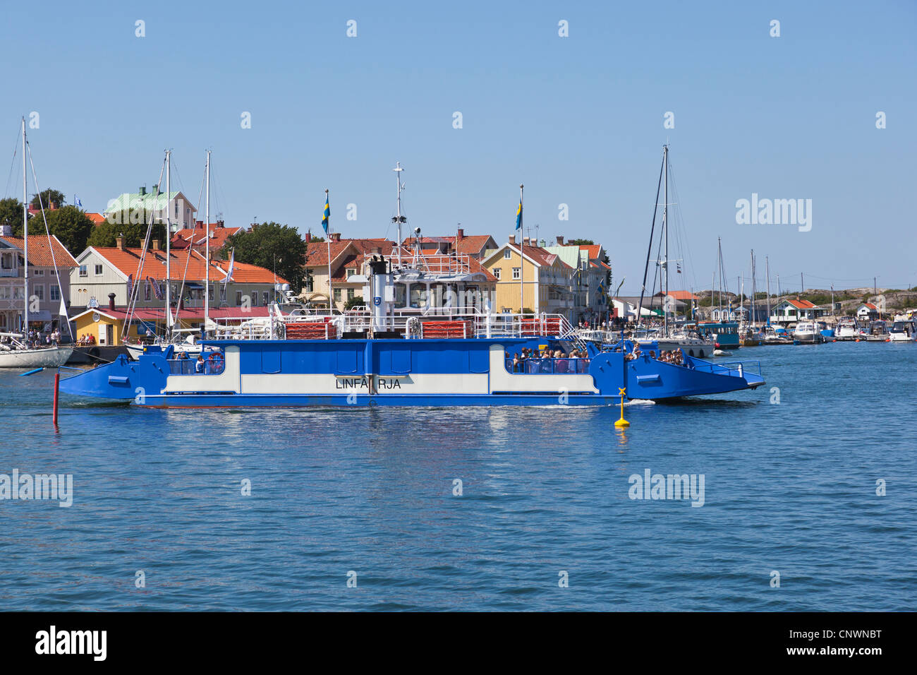 Passenger ferry on the way from Marstrand, Sweden Stock Photo - Alamy