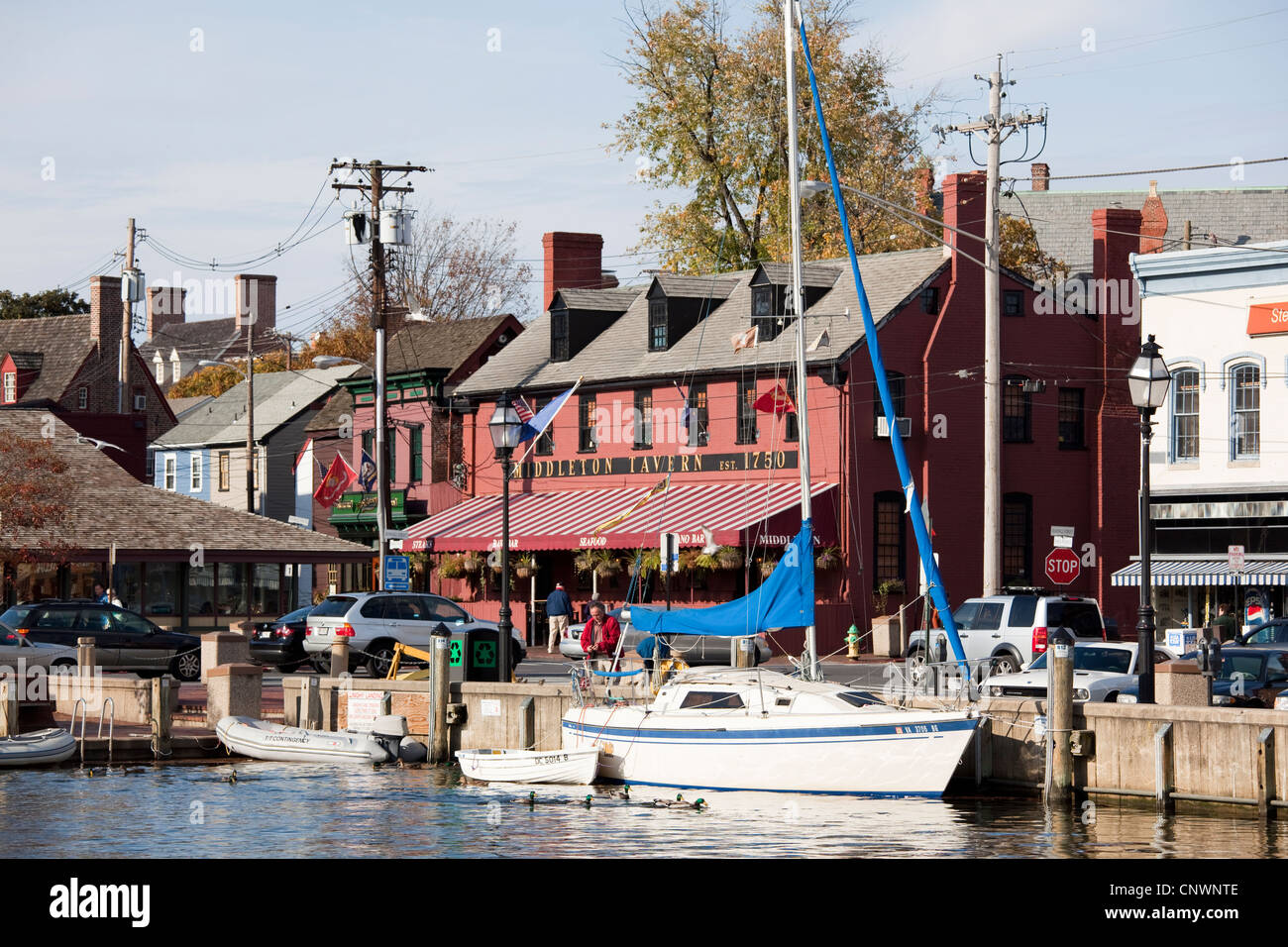 Annapolis - City Dock Stock Photo - Alamy