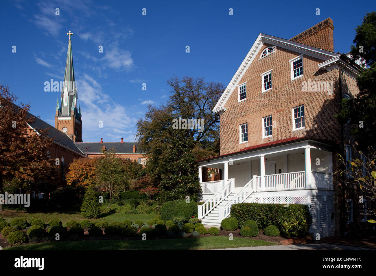 Annapolis - the Charles Carroll House Stock Photo - Alamy