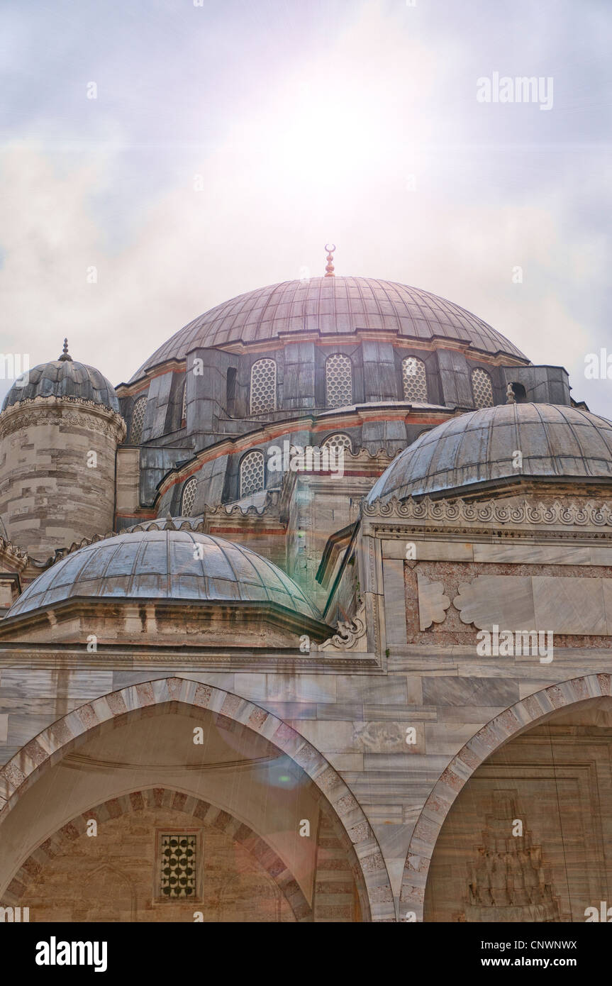 The Sehzade mosque situated in the turkish city of Istanbul Stock Photo ...