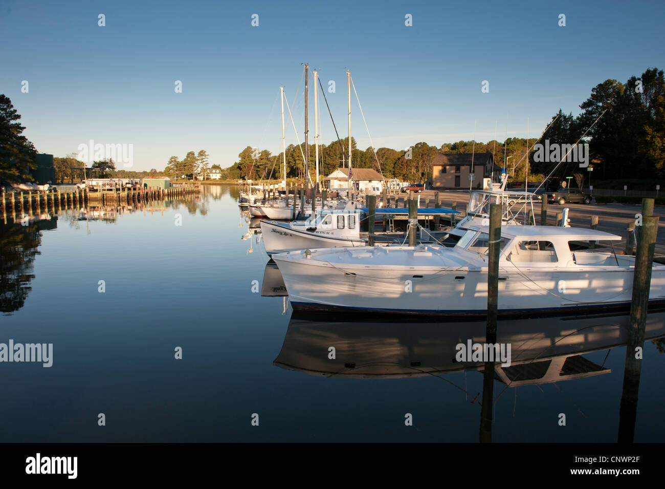 Onancock Virginia on the Eastern Shore of VA Stock Photo - Alamy