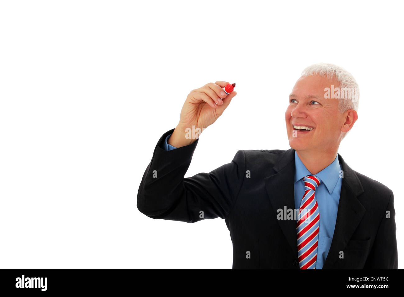 Hand writing in the air hi-res stock photography and images - Alamy