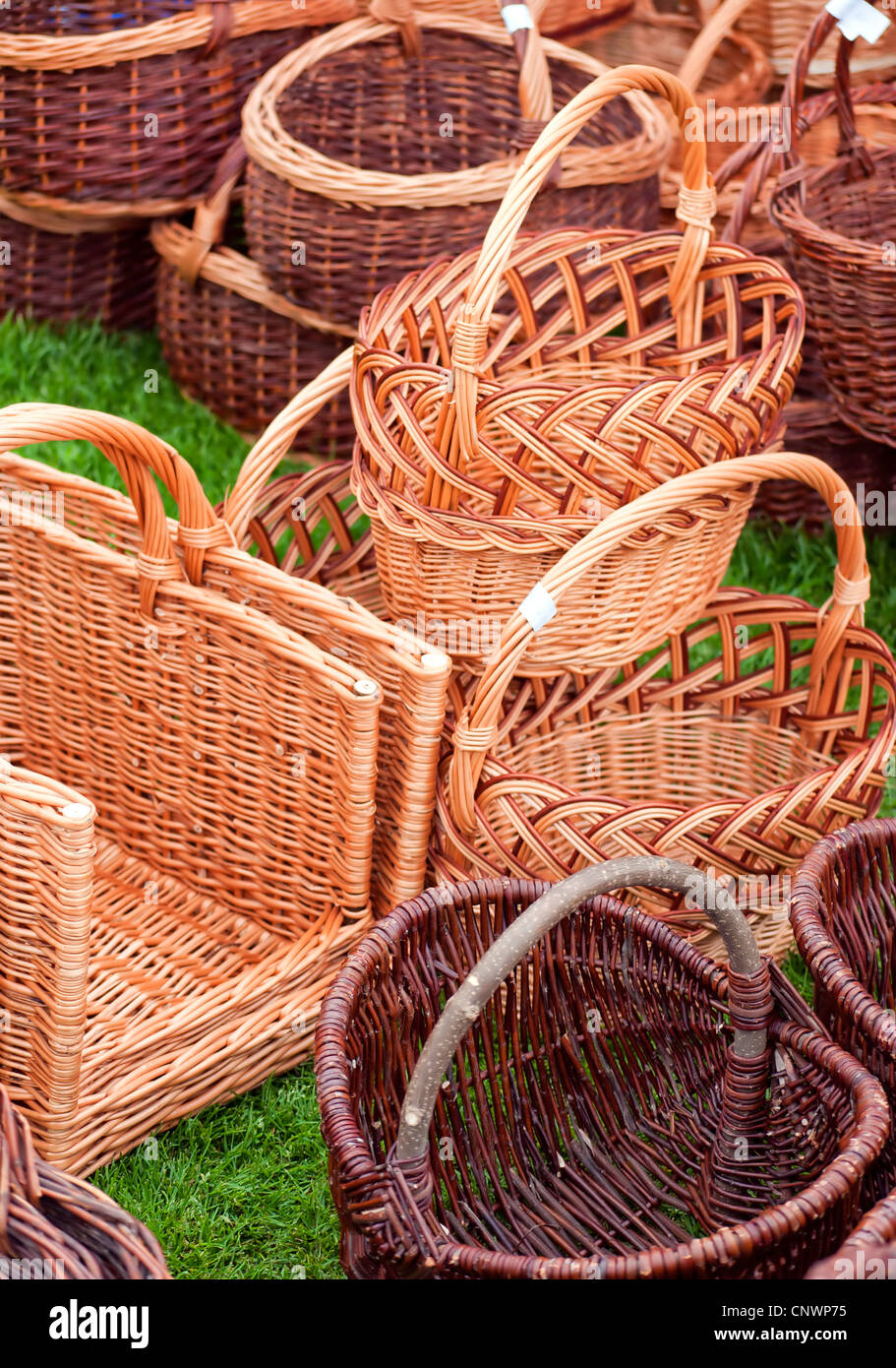 Willow Baskets High Resolution Stock Photography and Images - Alamy