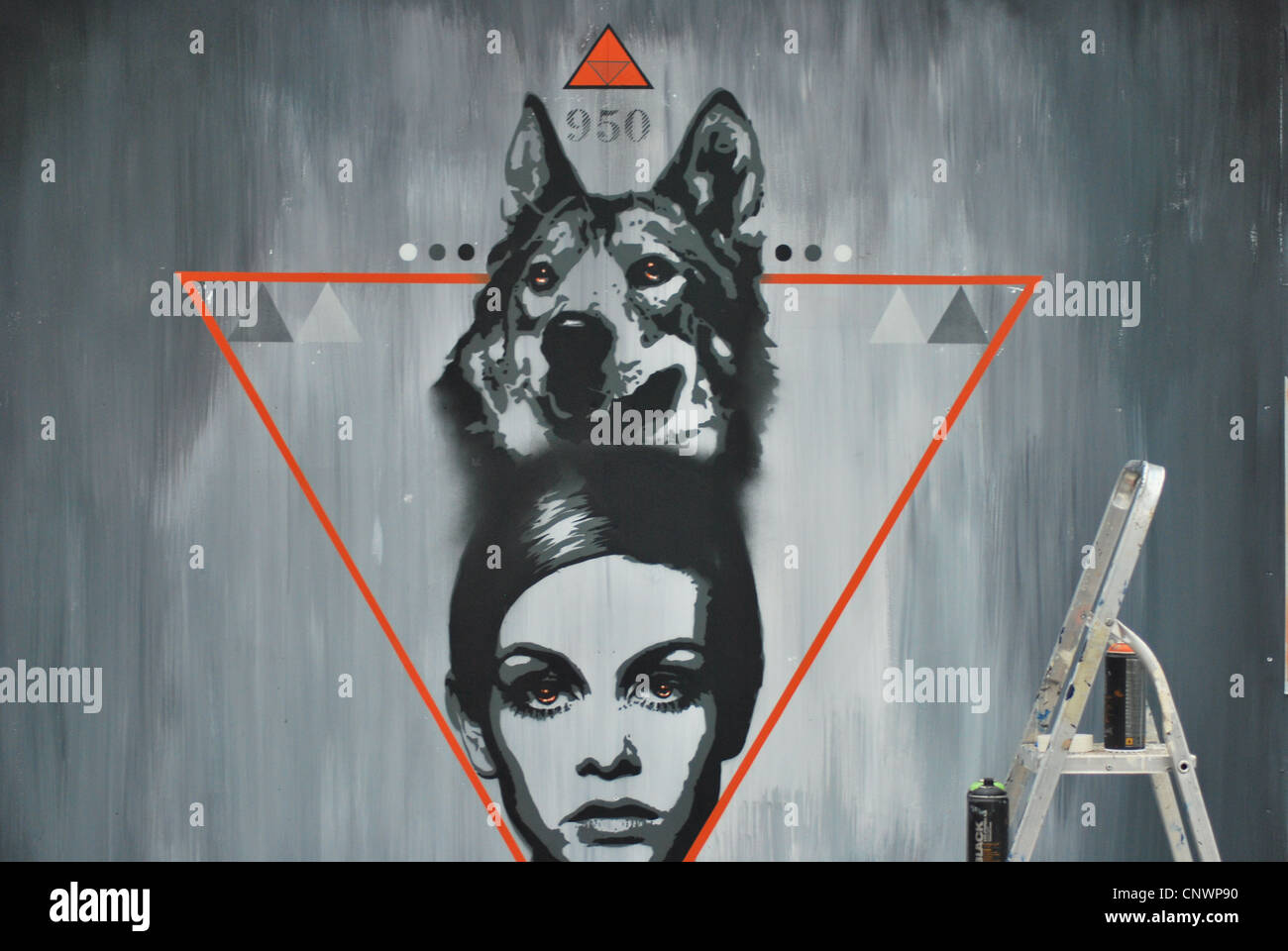 Sand, Sea and Spray. Blackpool, England Stock Photo - Alamy