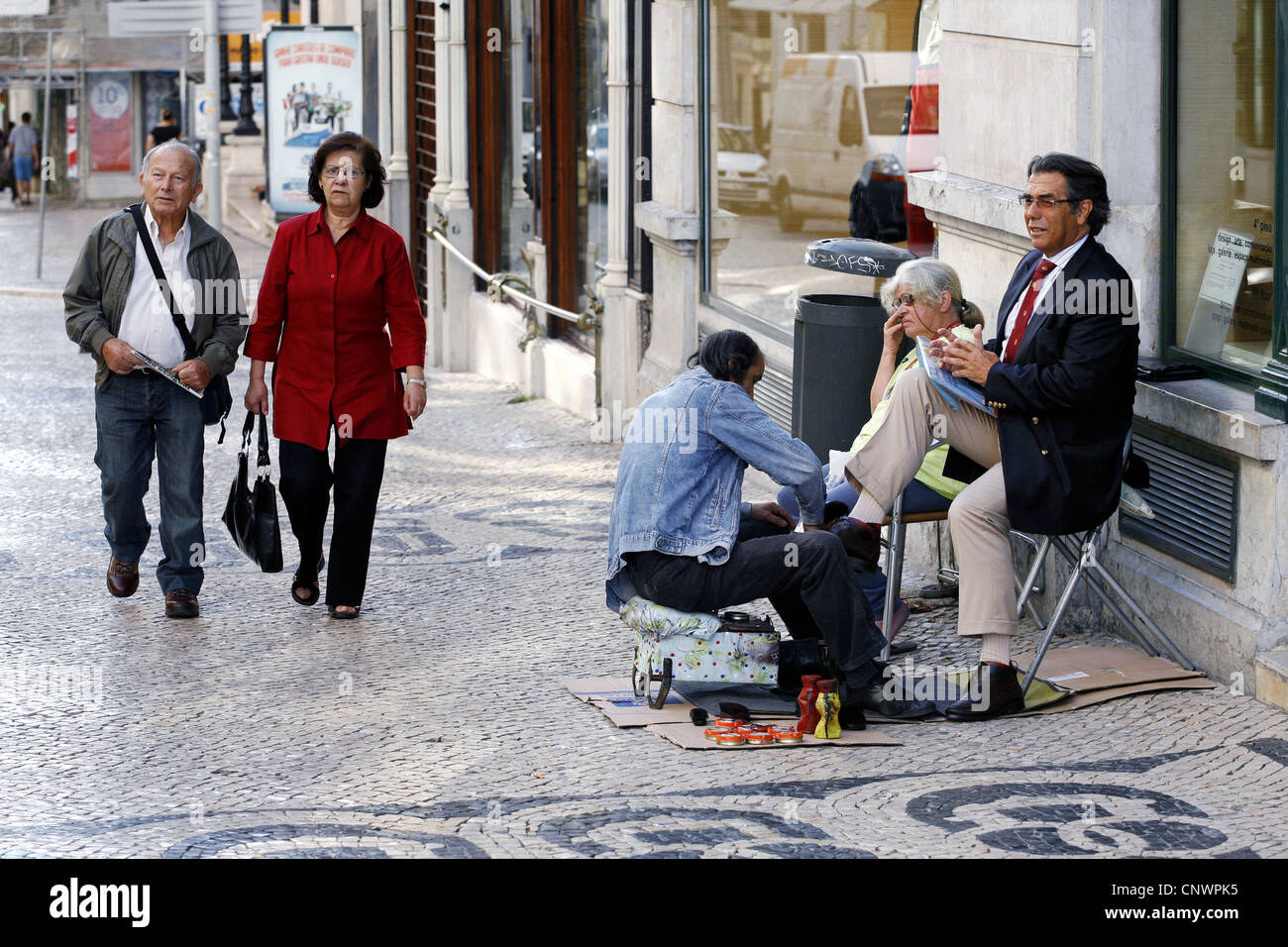 Lisbon portugal clean street hi-res stock photography and images - Alamy