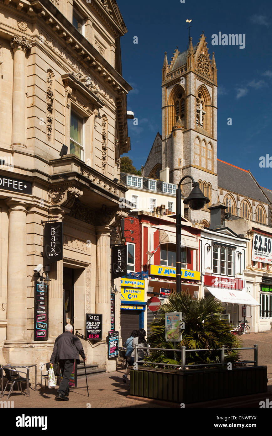 UK, England, Devon, Torquay, Fleet Street, Hill Road junction Stock ...