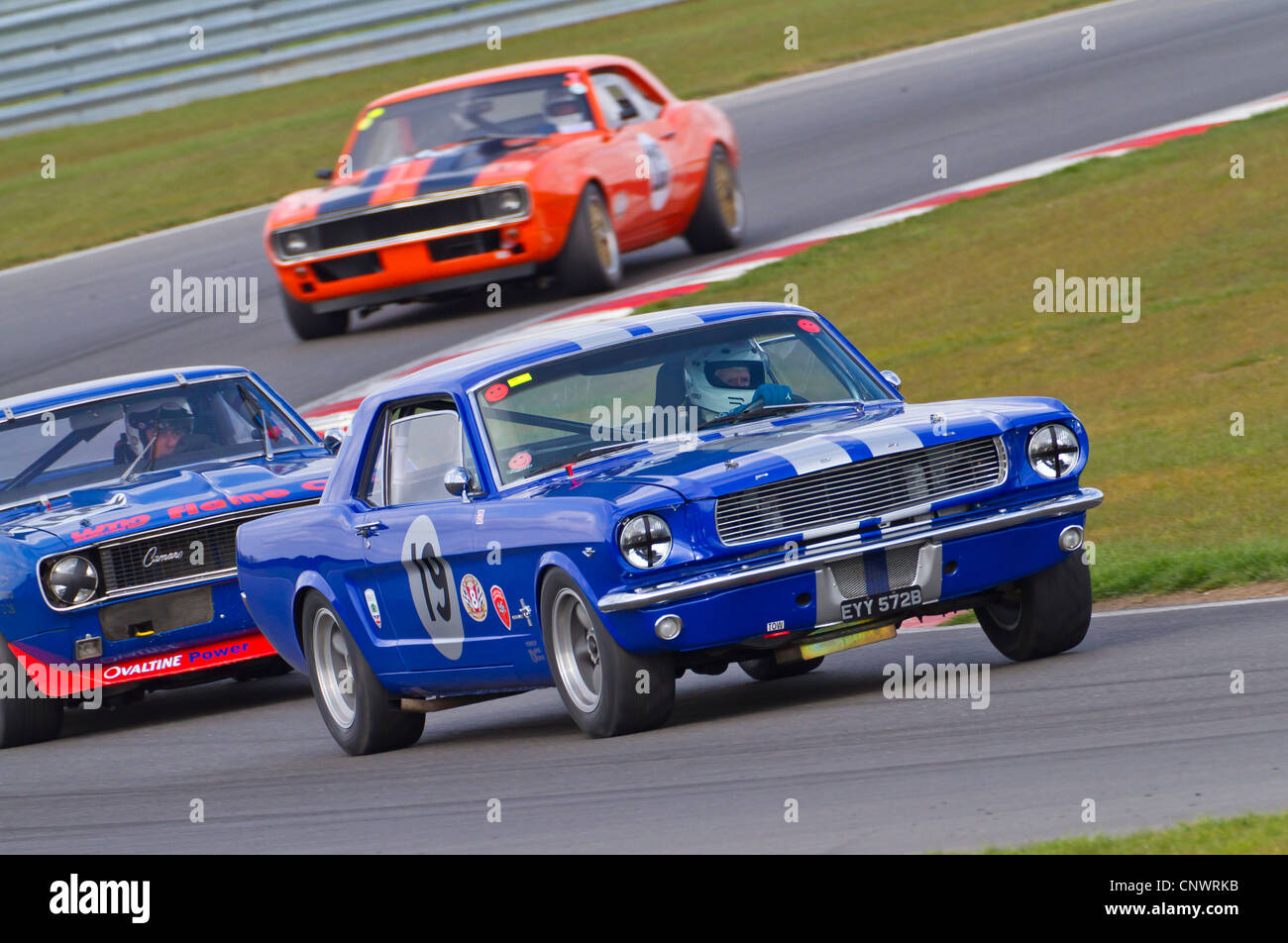 1964 Ford Mustang with driver Simon Miller during the CSCC HVRA V8 ...