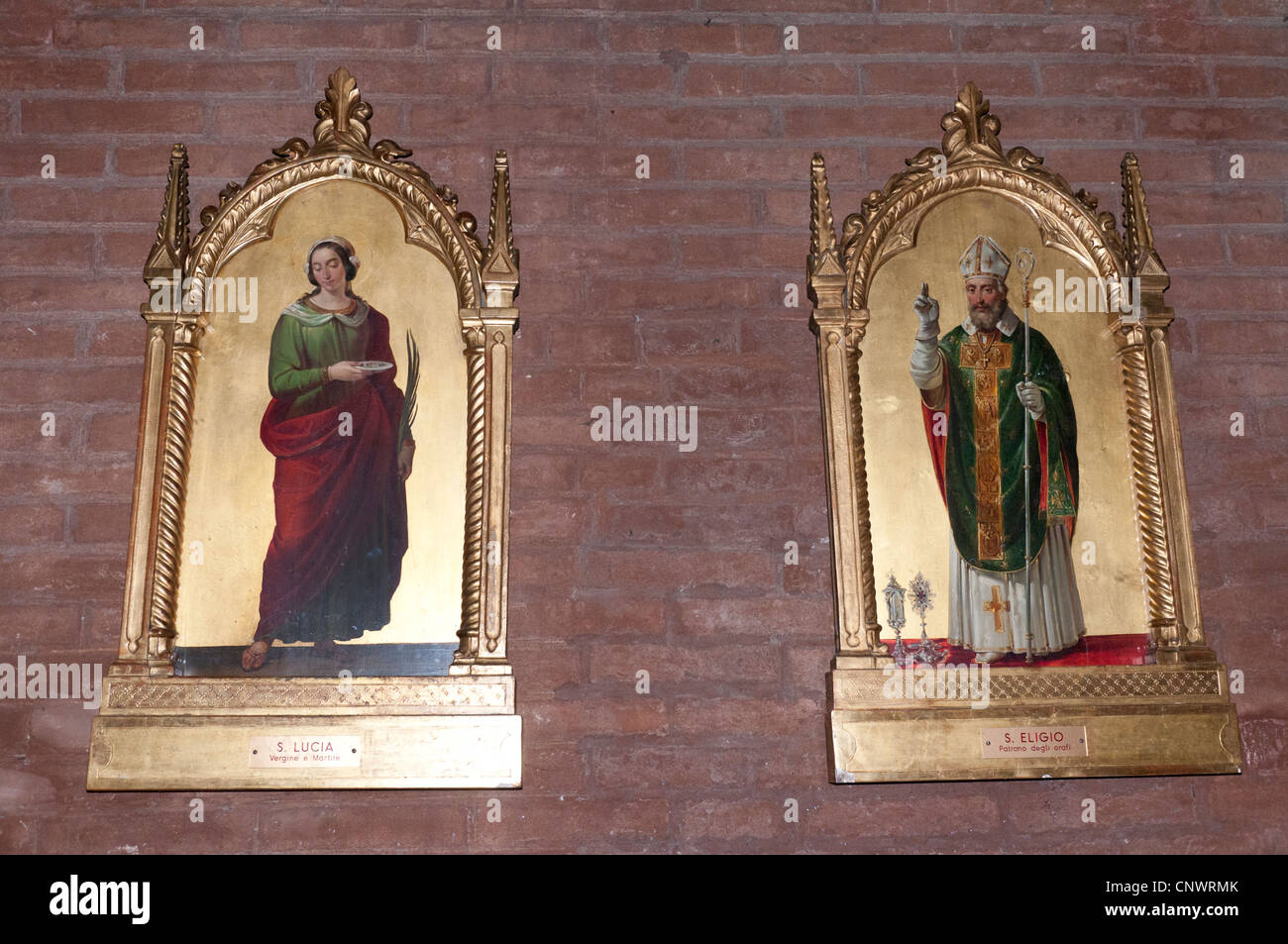 Icons in Modena a city in the Emilia-Romagna region of Italy Stock ...