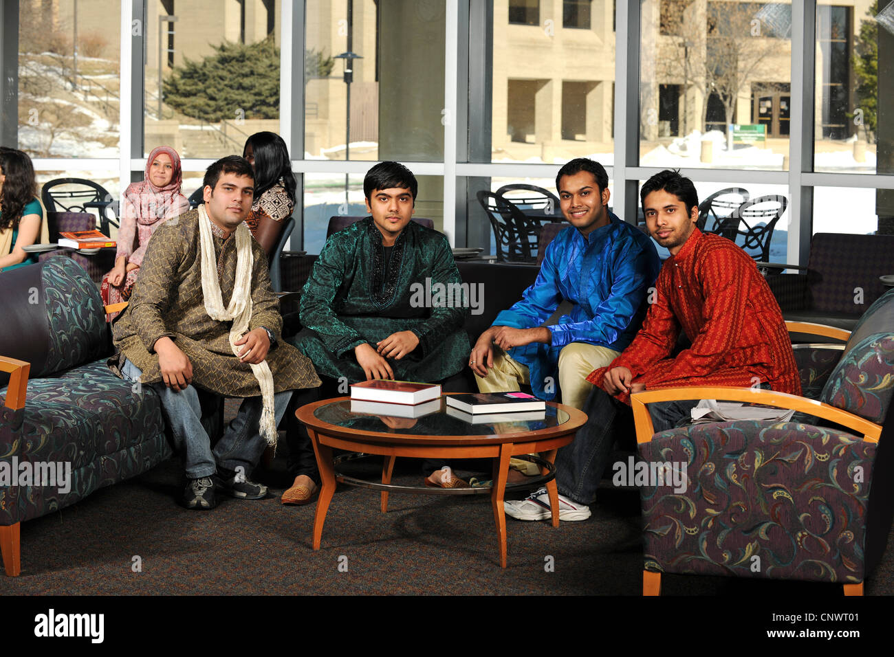 Group of Diverse College Students wearing their traditional attire in ...