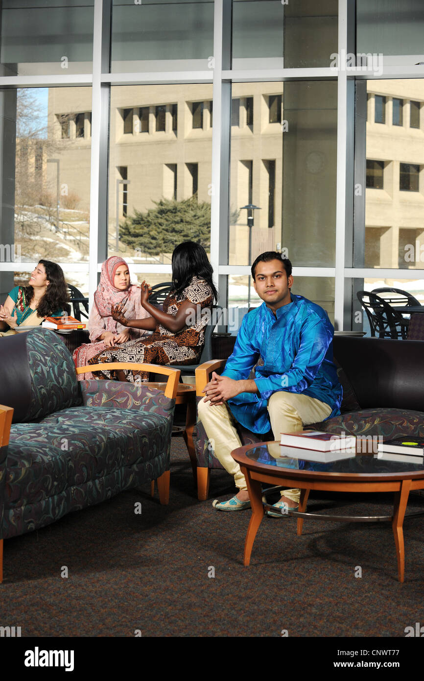 Group of Diverse College Students wearing their traditional attire in ...