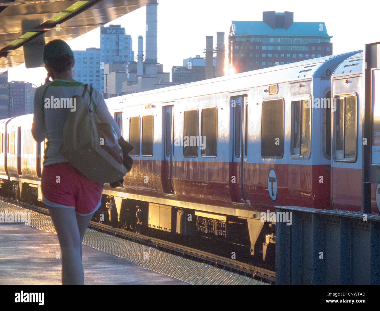 Charles Street Redline Station in Boston Stock Photo - Alamy