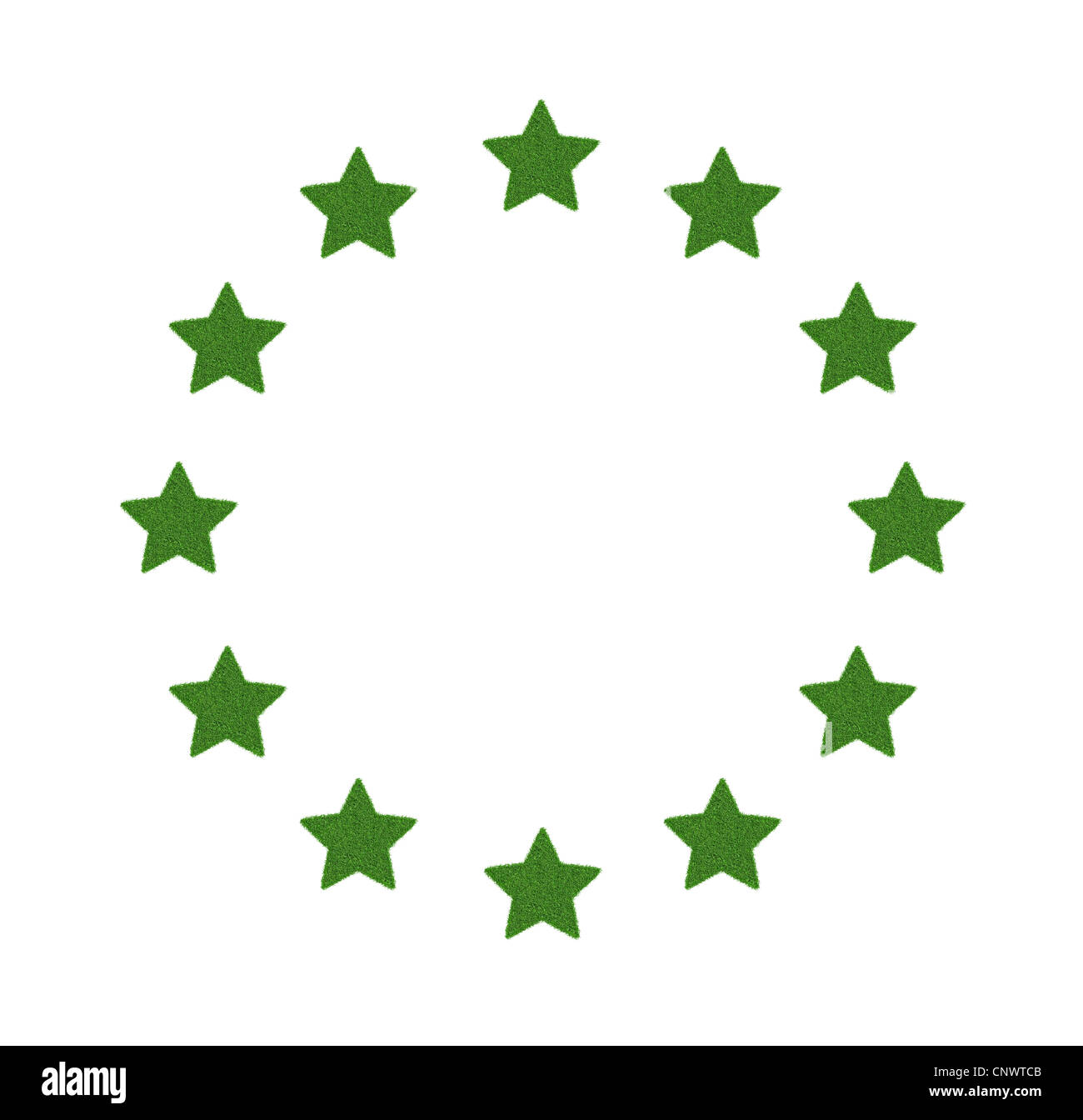 European Union symbol of green grass Stock Photo - Alamy