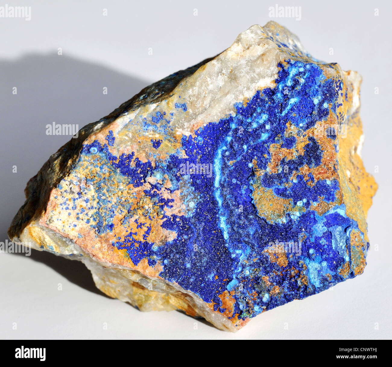 Copper minerals azurite hi-res stock photography and images - Alamy