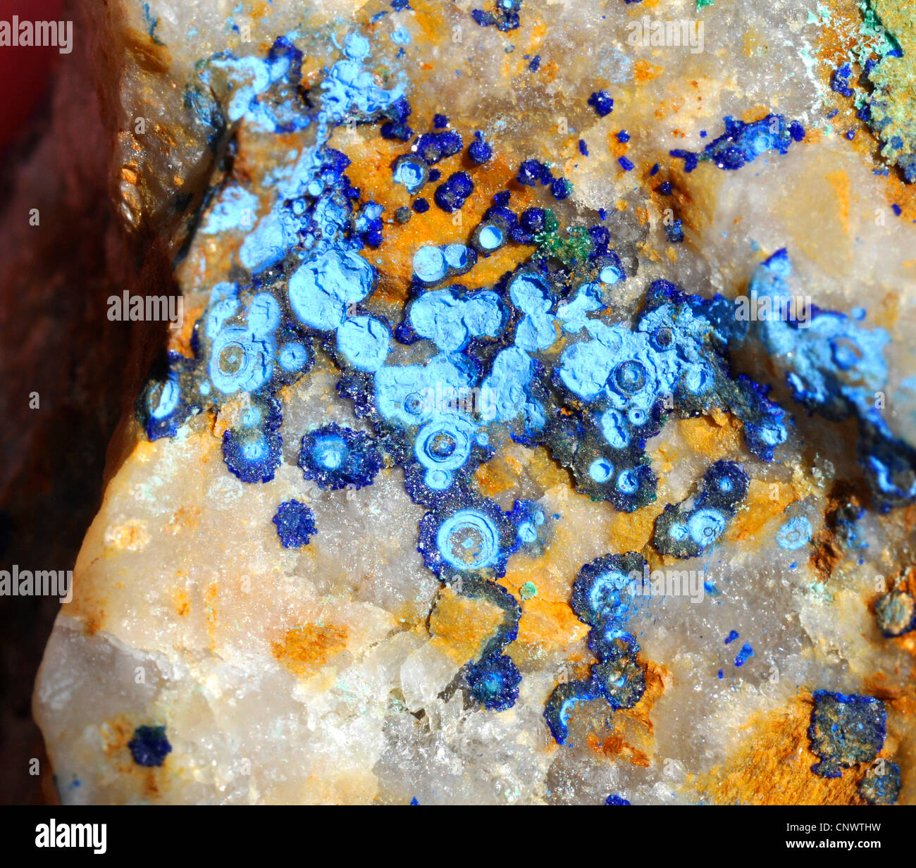 Copper minerals azurite hi-res stock photography and images - Alamy
