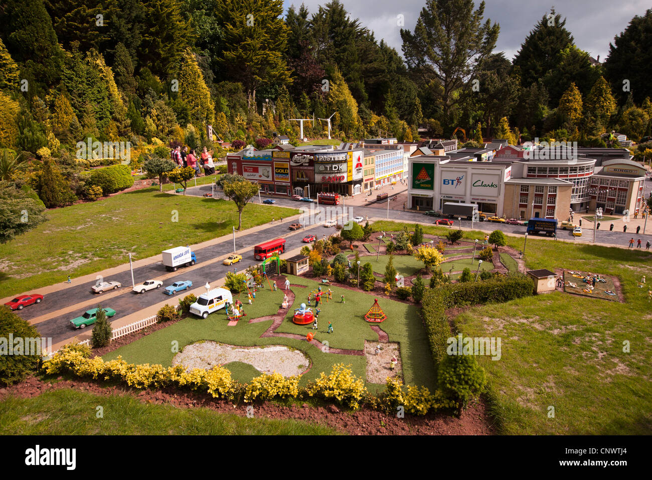 UK, England, Devon, Torquay, Babbacombe Model Village, children’s ...